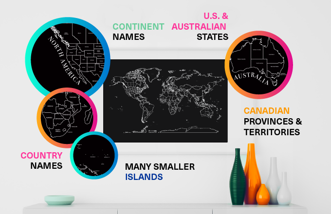 Chalkboard Maps: A new way to map your life. | Indiegogo