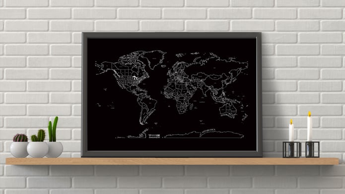Chalkboard Maps: A new way to map your life. | Indiegogo