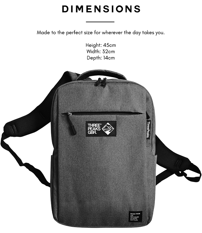 Eco One Backpack - Sustainable & Antibacterial | Indiegogo