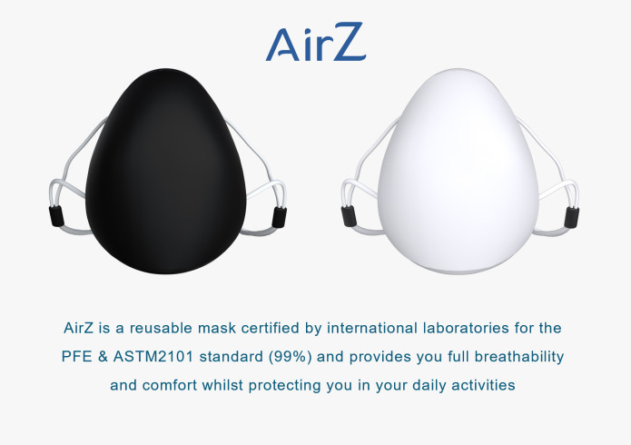 AirZ: Reusable Mask With 3 Active Air-flow Speed | Indiegogo