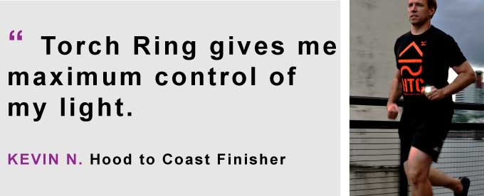 Torch Ring - A Powerful LED Light For Running | Indiegogo