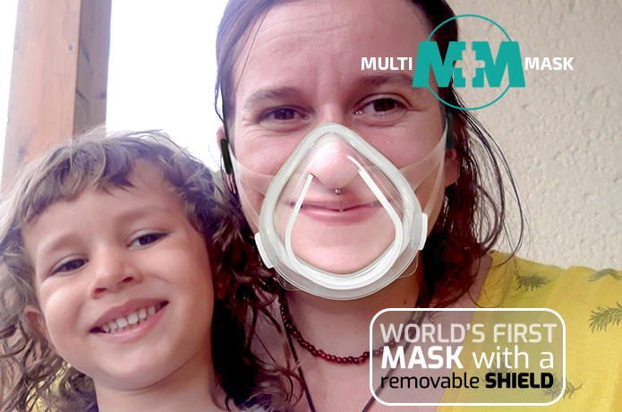Multi-Mask : The Only Mask with a Removable Shield | Indiegogo