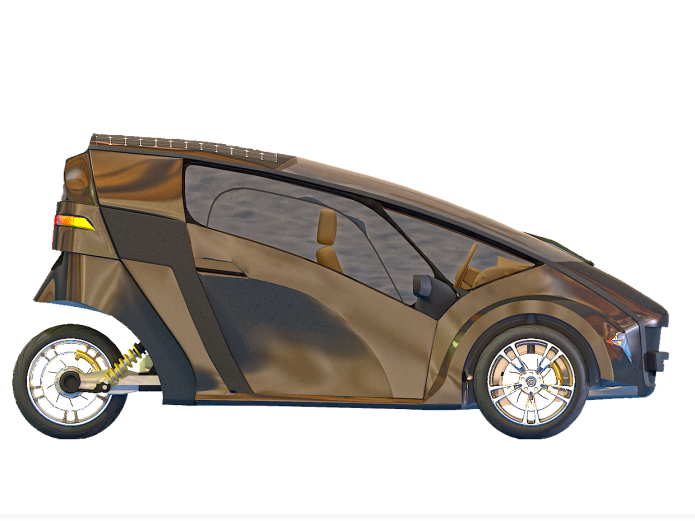 The VEGAN Electric Self-Charging Solar Tricycle | Indiegogo