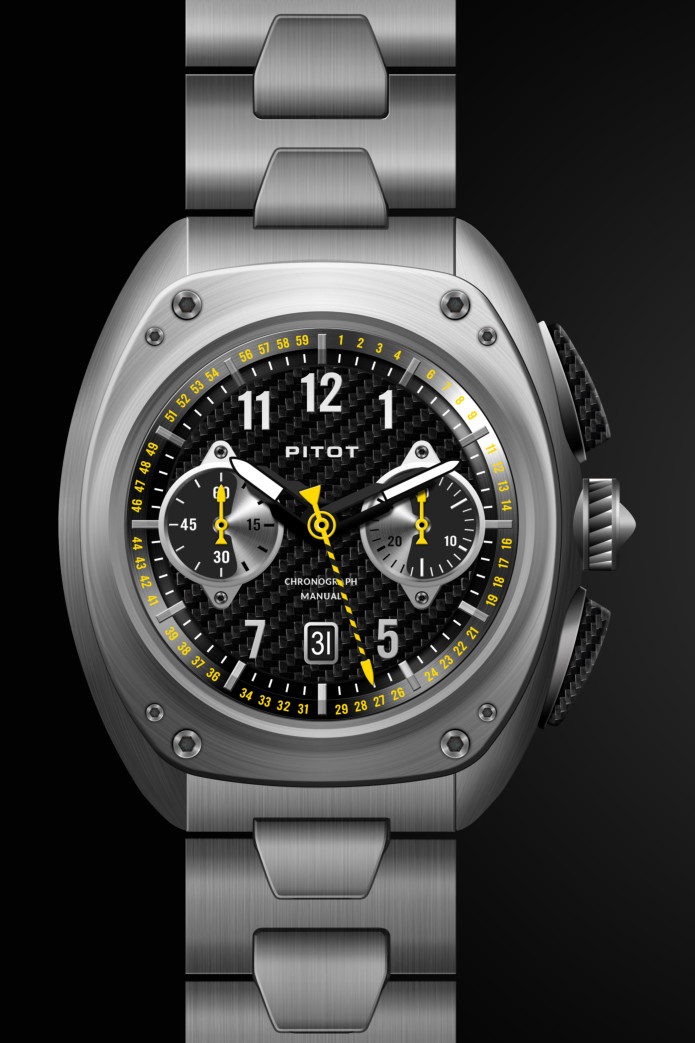 Fighter jet inspired mechanical watch | Indiegogo