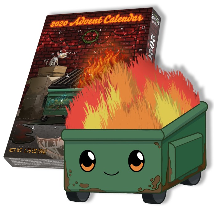 Dumpster Fire Plush & Advent Calendar | Indiegogo