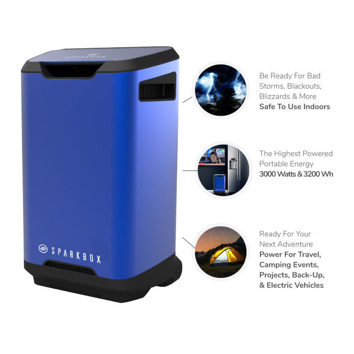 Sparkbox Power Mobile & Emergency Portable Battery | Indiegogo