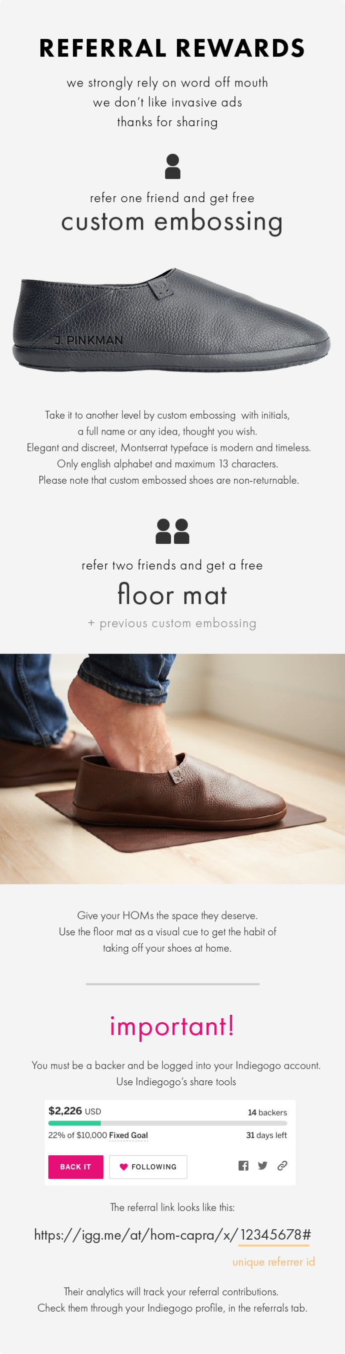 HOM - The natural, easy to wear home shoe | Indiegogo