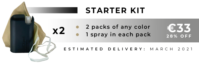 LastMask x Spray: Reusable Face Mask and Spray | Indiegogo