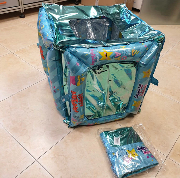 BananaBin: The self inflating Patent Bin | Indiegogo