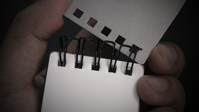 World's Smallest Titanium Notepad with Stone Paper | Indiegogo