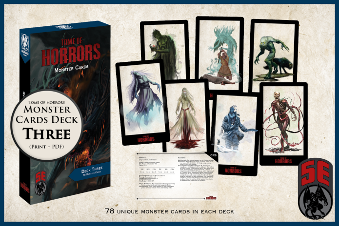 Tome Of Horrors Monster Cards | Indiegogo