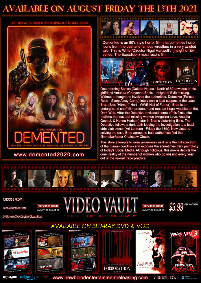 DEMENTED - THE NEW FACE OF HORROR | Indiegogo