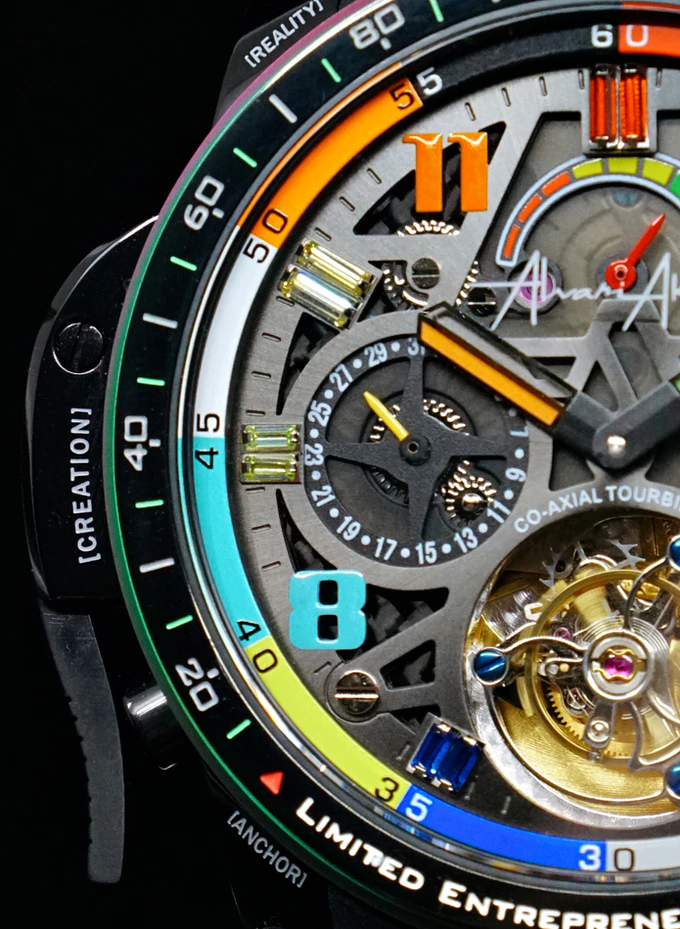 Rainbow Maximalist Tourbillon Racing Watch | Indiegogo