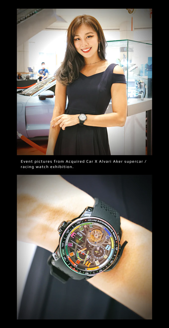 Rainbow Maximalist Tourbillon Racing Watch | Indiegogo