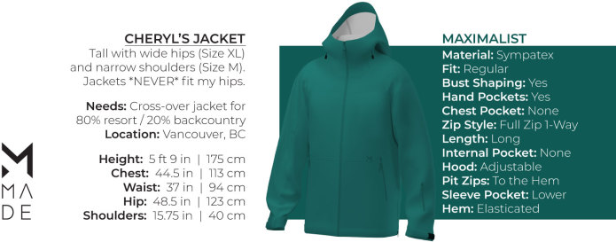 MADE - Custom Made-to-Measure Shell Jacket | Indiegogo