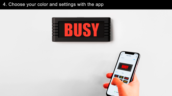 BusyBox - Smart Sign For Interruption-Free Work | Indiegogo
