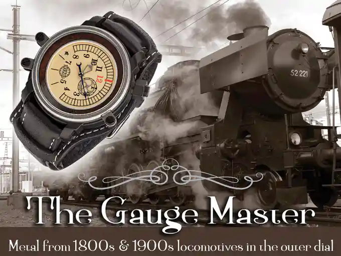The Gauge Master: 1800s Train DNA Watches | Indiegogo