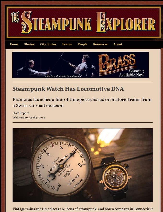 The Gauge Master: 1800s Train DNA Watches | Indiegogo