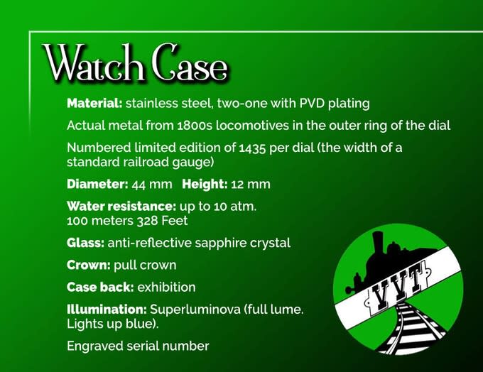 The Gauge Master: 1800s Train DNA Watches | Indiegogo