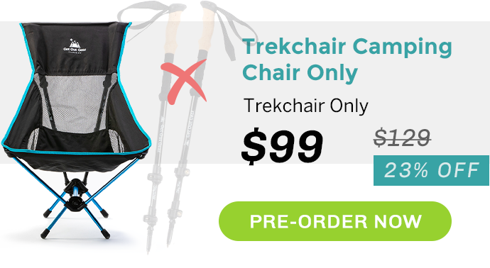 TrekChair: Ditch the Weight, Not Comfort | Indiegogo