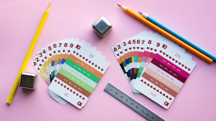 Graphic Cheatsheet 2 - The Palettes Playing Cards | Indiegogo