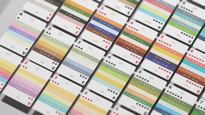 Graphic Cheatsheet 2 - The Palettes Playing Cards | Indiegogo