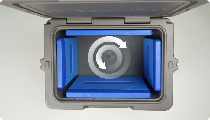 Worlds First Ever Cooler with Magnetic Ice Packs | Indiegogo