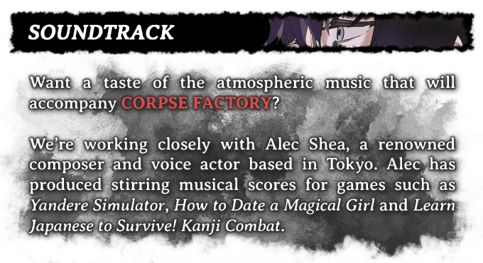 CORPSE FACTORY Visual Novel - Nintendo Switch & PC | Indiegogo