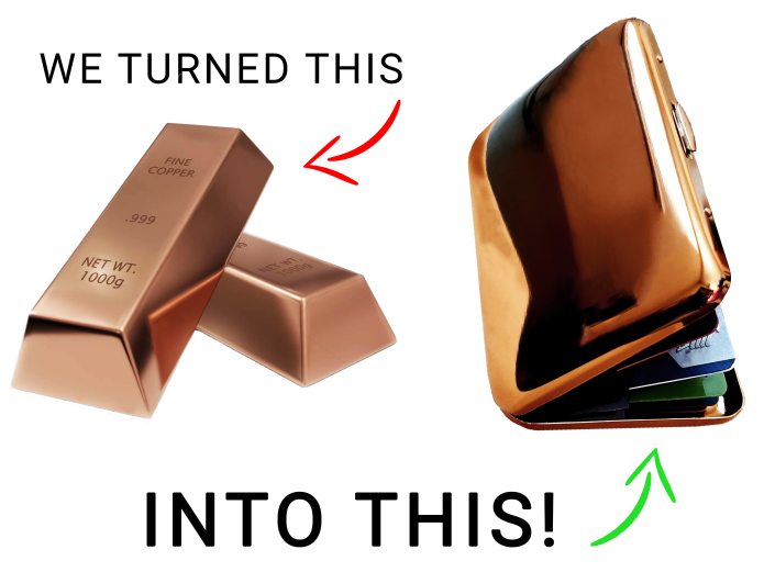 COPPER CLEAN WALLET | Indiegogo