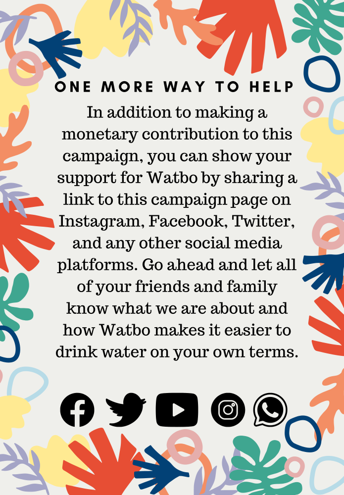 Watbo: Smart People Drink Water | Indiegogo