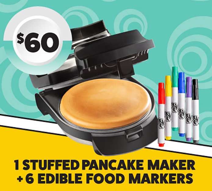 The Amazing Make-Your-Own Stuffed Pancake Maker | Indiegogo