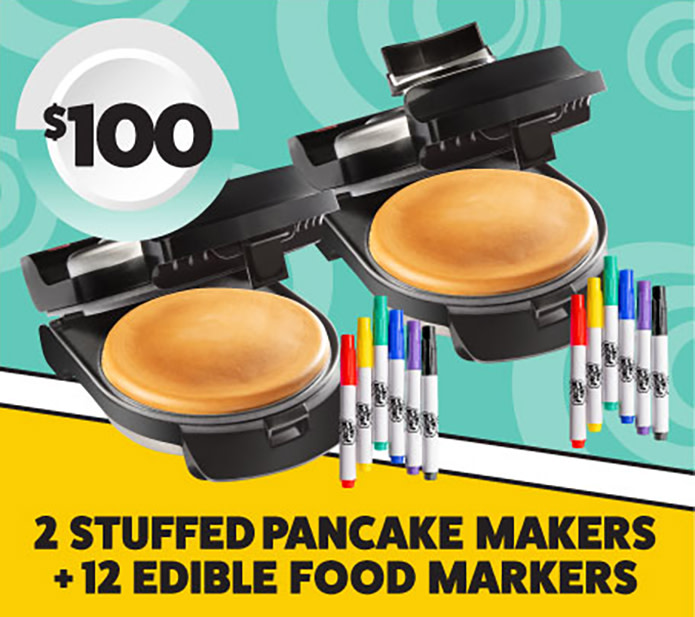 The Amazing Make-Your-Own Stuffed Pancake Maker | Indiegogo