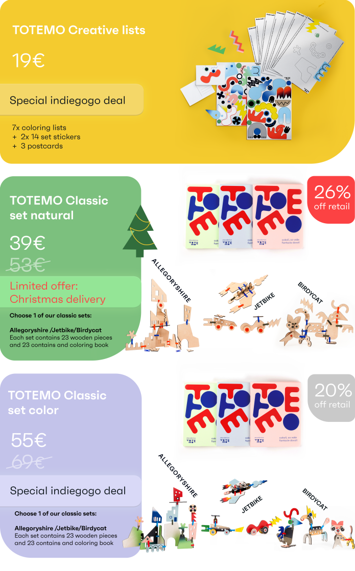 TOTEMO toy for expanding creativity | Indiegogo