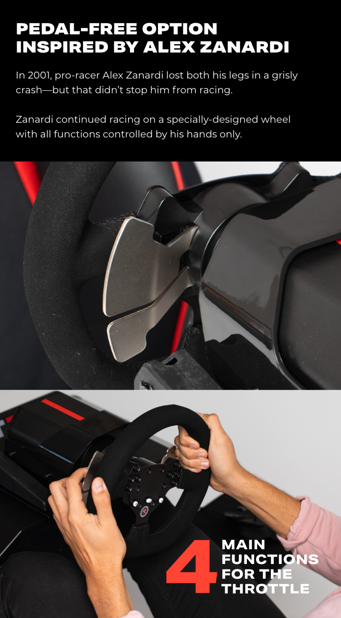RS30 - Pro-Grade Force Feedback Sim Wheel & Pedal | Indiegogo