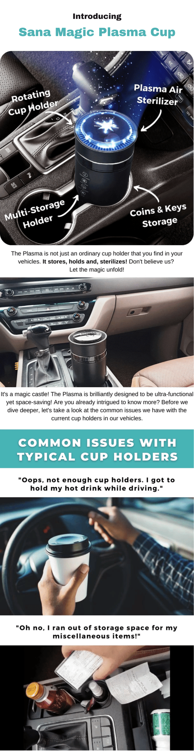 Sana Cup - Clean Crisp Car Cabin Air, Always | Indiegogo