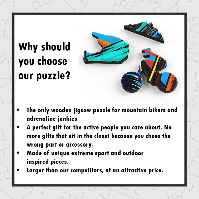 Full Send Puzzles and Games Wooden Jigsaw Puzzle | Indiegogo