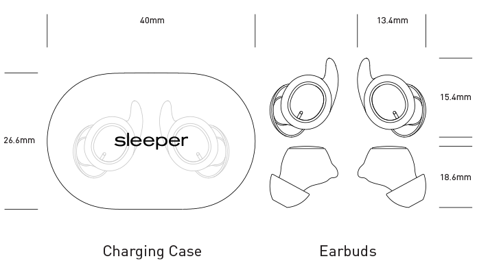 Sleeper TWS : Your Ultimate Sleep Aid ANC Earbuds by ADV. - Indiegogo