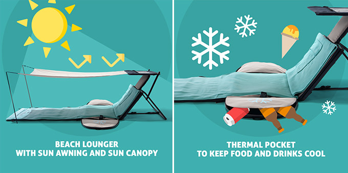 BeachBack: The World’s First Backpack-Sunbed Combo | Indiegogo