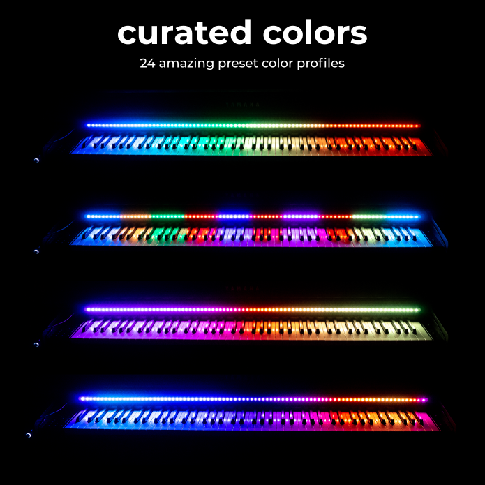 Aurora: Smart LED Strip for Pianos and Synths | Indiegogo