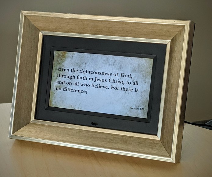 Scripture Frame: Daily Inspirational Verses | Indiegogo