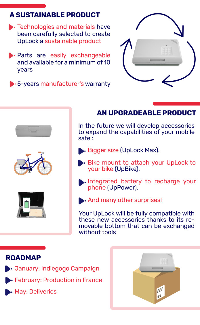 UpLock Evolution, the nomade & connected safe | Indiegogo