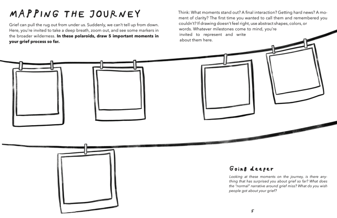 Being with Grief: a Book of Doodles and Prompts | Indiegogo