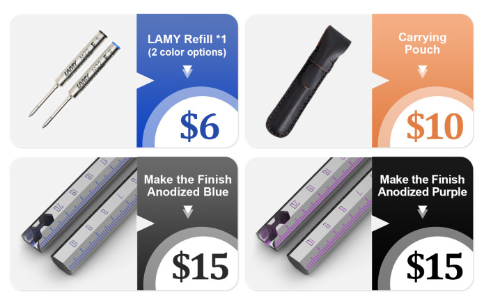 The Vortex - Titanium Multitool Ruler Pen | Indiegogo