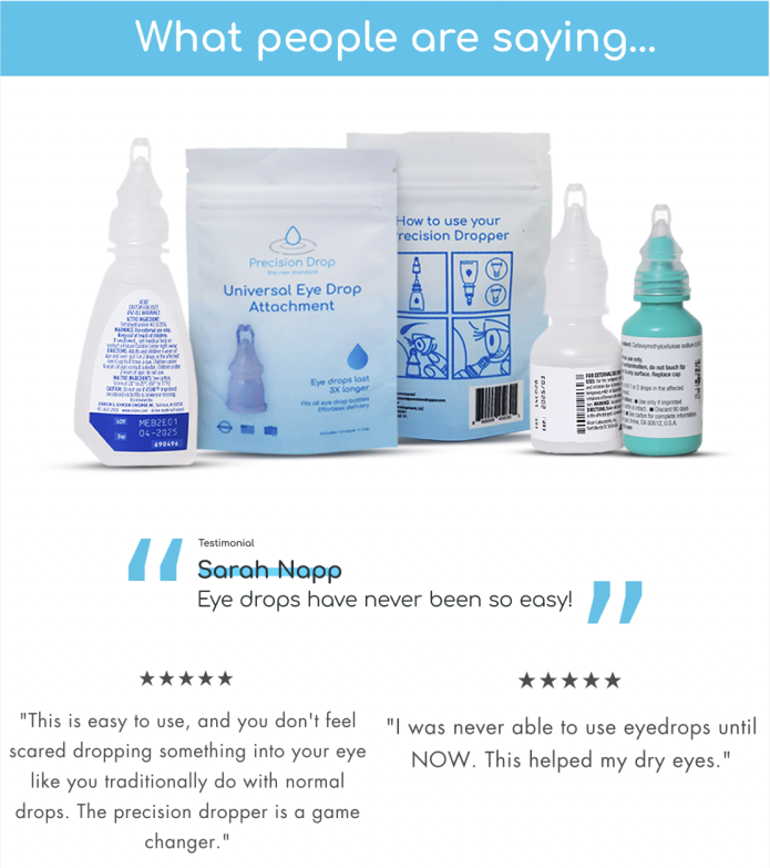 Precision Dropper - Mess Free Eye Drop Delivery! | Indiegogo