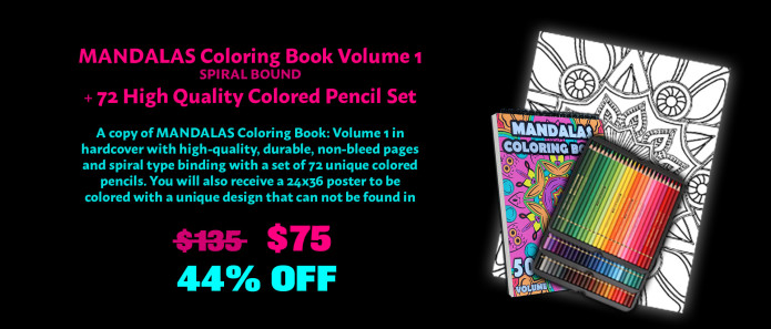 Handmade Mandalas Coloring Book: Volume 1 | Indiegogo