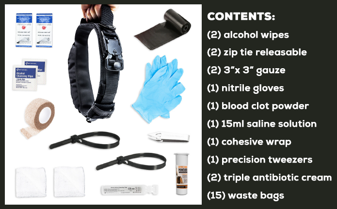 Wolf Pack: Dog Collar & Integrated First Aid Kit | Indiegogo