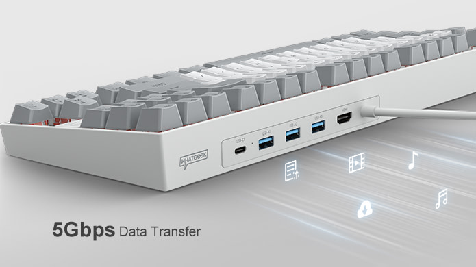 Whatgeek: The World's 1st Mechanical Keyboard Hub | Indiegogo