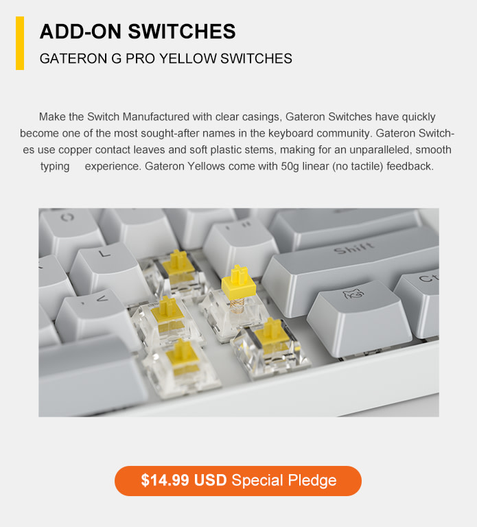 Whatgeek: The World's 1st Mechanical Keyboard Hub | Indiegogo