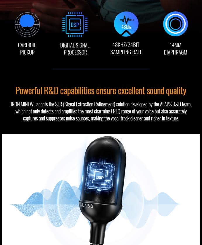 ALABS THE FIRST DESKTOP WIRELESS USB CONDENSER MIC | Indiegogo