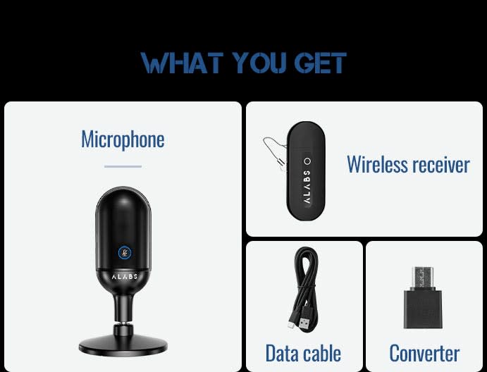 ALABS THE FIRST DESKTOP WIRELESS USB CONDENSER MIC | Indiegogo